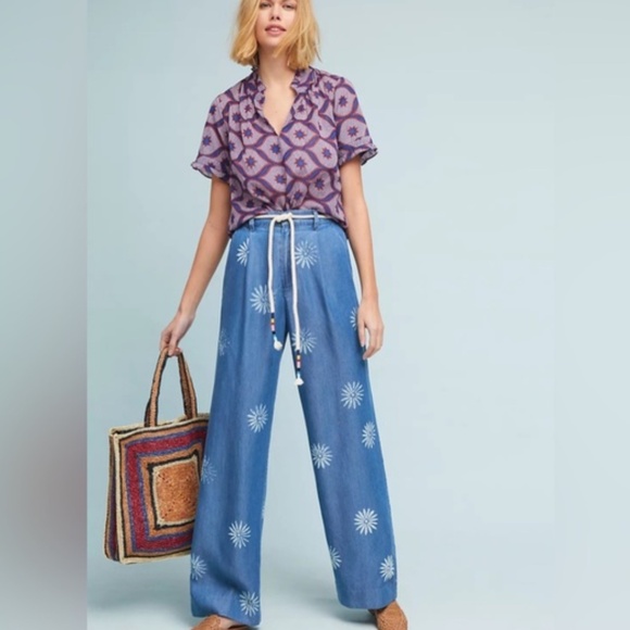 Splendid x Margherita | Pants & Jumpsuits | Anthropologie Splendid X Margherita Daisy Size ...